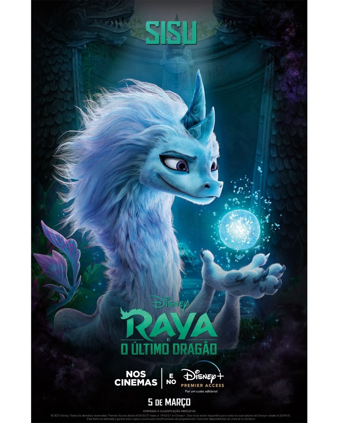 A um dia da estreia, Raya e O Último Dragão tem novos cartazes ...