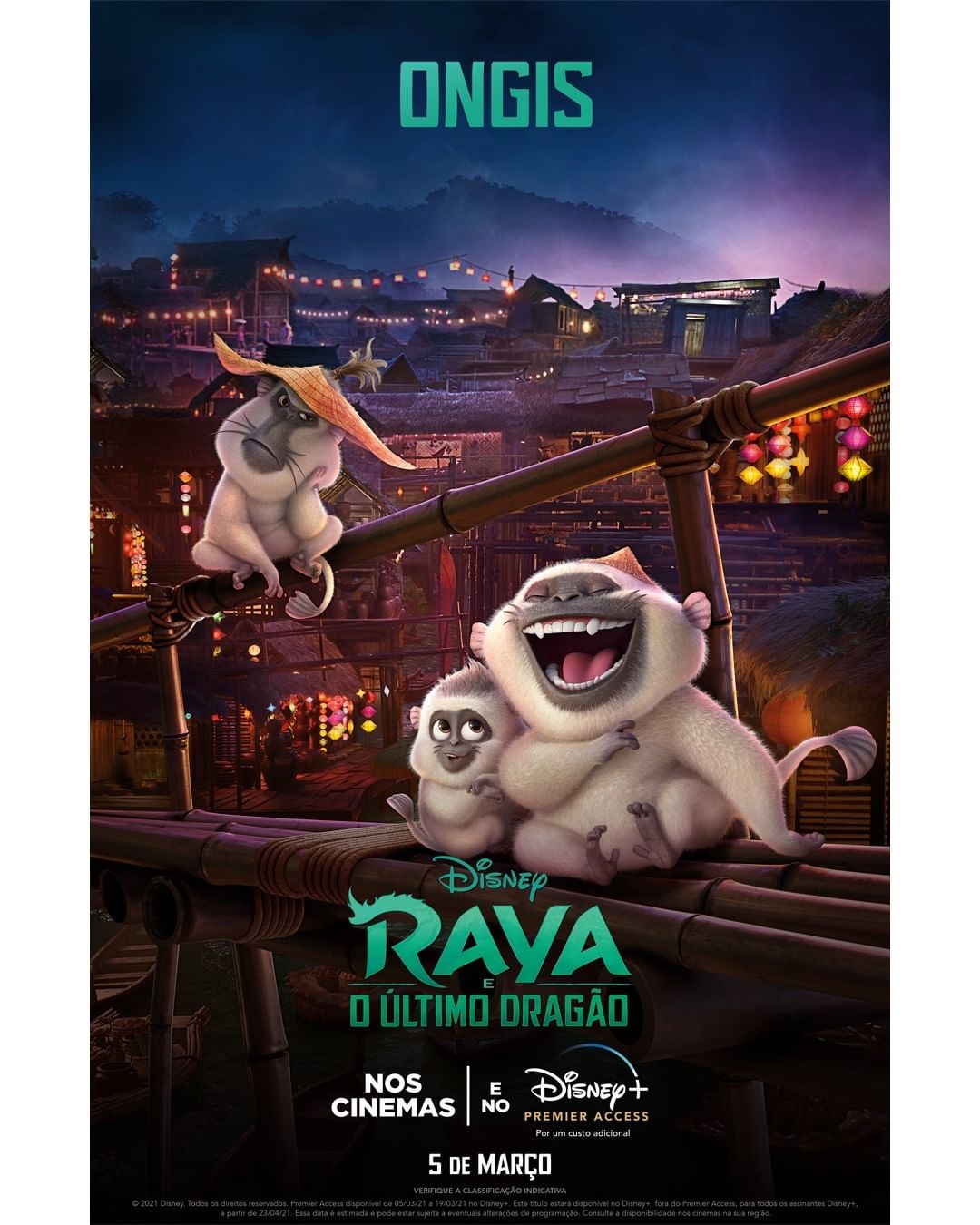 A um dia da estreia, Raya e O Último Dragão tem novos cartazes ...