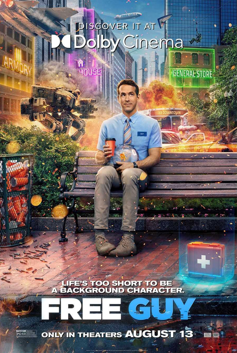 IMAX divulga novos pôsteres de Free Guy: Assumindo O Controle – Roteiro ...